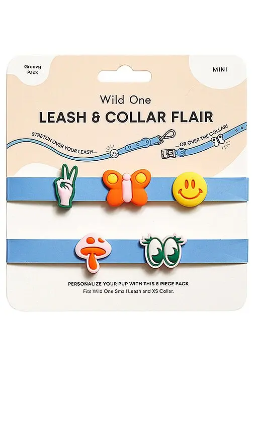 WILD ONE Small Flair Groovy Walk Charms Bundle In Orange