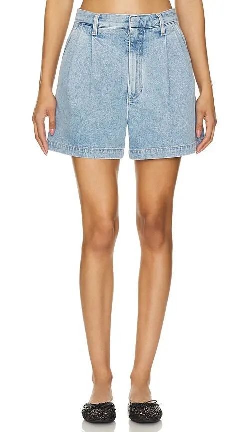 AGOLDE Becker Short In Blue - Rotate