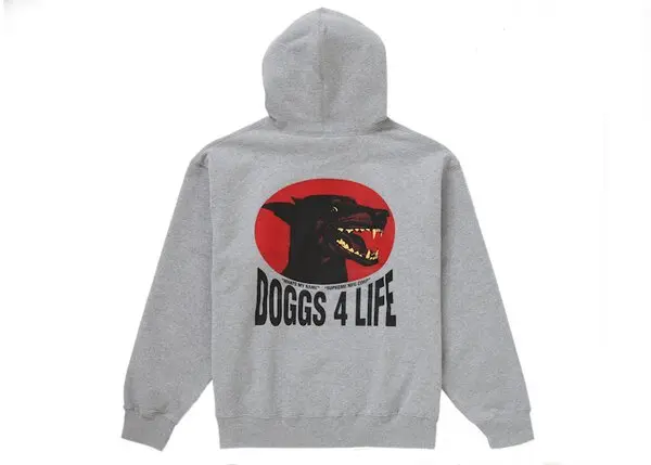 Supreme Hooded Sweatshirt - Heather Grey