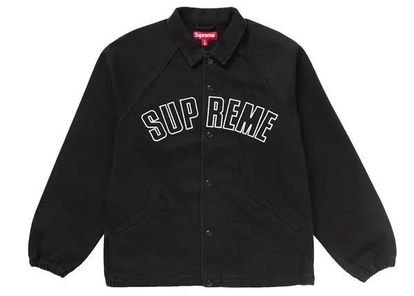 Supreme Arc Denim Coaches Jacket - Black