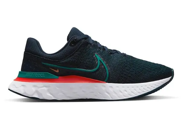Nike React Infinity Run Flyknit 3 - Obsidian/white/light Crimson