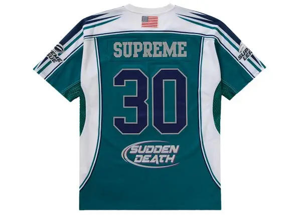 Supreme Sudden Death Football Jersey - Teal