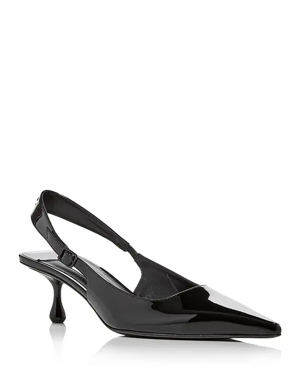 JIMMY CHOO Amel 50 Slingback Pumps - Black