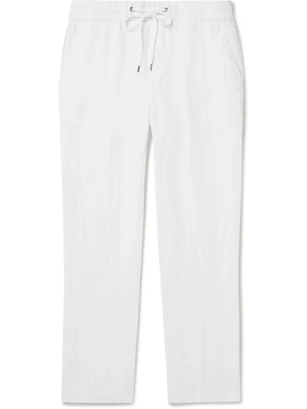 JAMES PERSE Straight-leg Linen Trousers