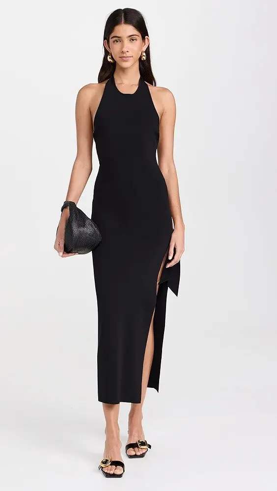 SIMONMILLER Junjo Knit Halterneck Dress
