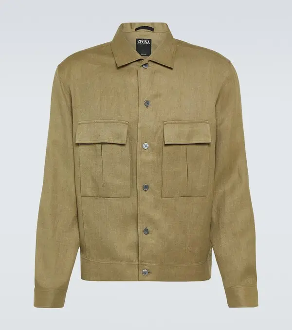 Zegna Linen Overshirt
