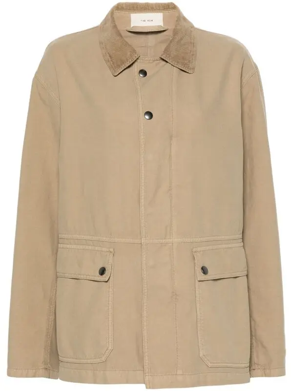 ジャケット・アウター The Row Frank cotton corduroy jacket M THE ROW Frank Corduroy-Trimmed Brushed-Cotton Jacket for Men | MR