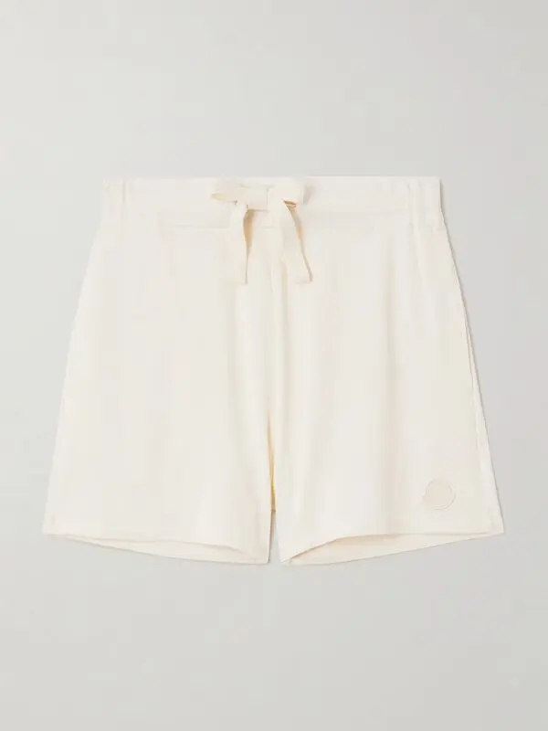 Moncler Jersey Shorts - White