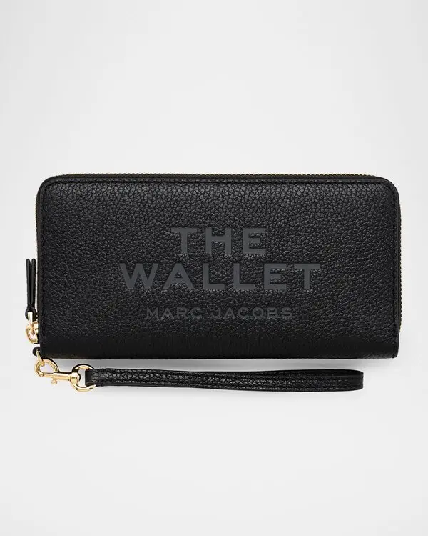 Marc Jacobs The Leather Continental Wallet - Black