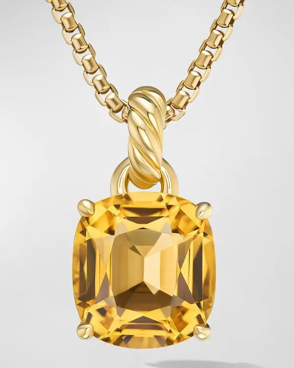David Yurman Marbella Gemstone Pendant - Citrine