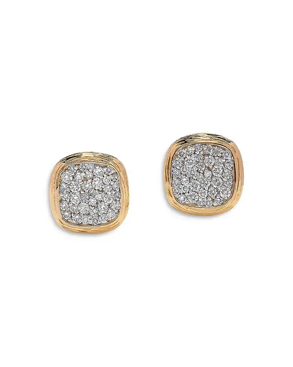 Bloomingdale'S Diamond Pave Stud Earrings