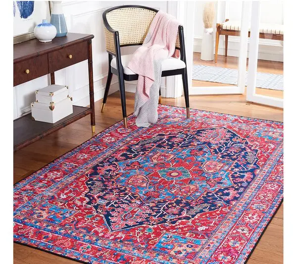 SAFAVIEH Tucson 121 Machine Washable 4' X 6' Ru G