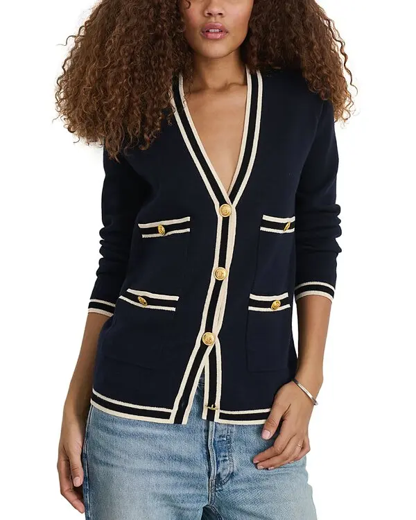 Alex Mill Greta Cardigan In Navy 64% Off Editorialist