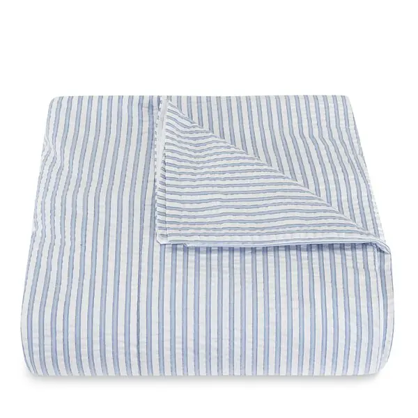 MATOUK Matteo Coverlet, Full/queen - Azure