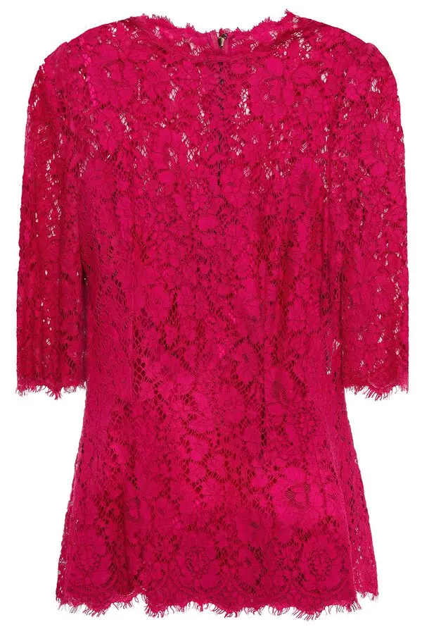 Dolce & Gabbana Corded Lace Top
