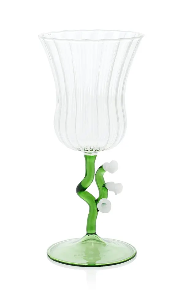 MODA DOMUS Lily Of The Valley Water Glass