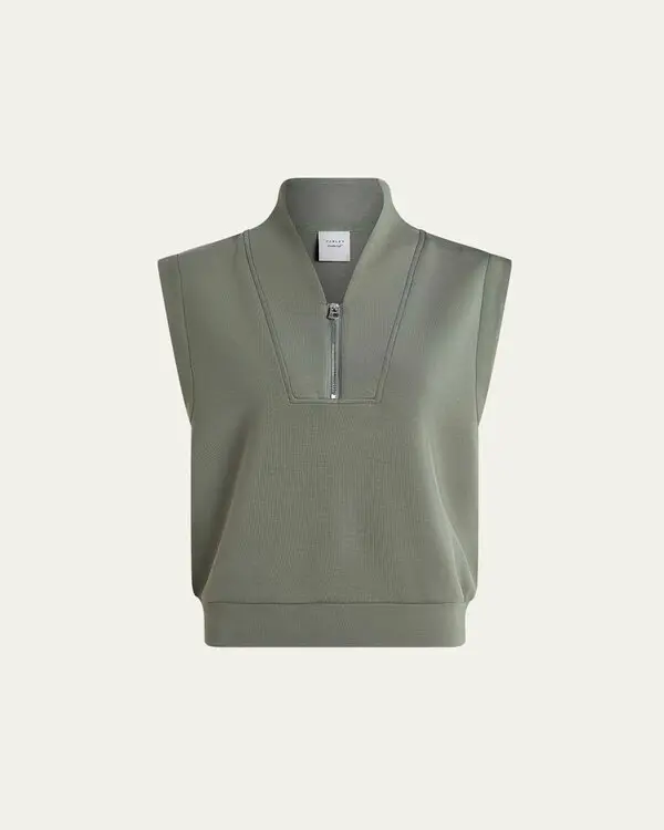 Varley Loretta Half-zip Sleeveless Sweatshirt - Shadow