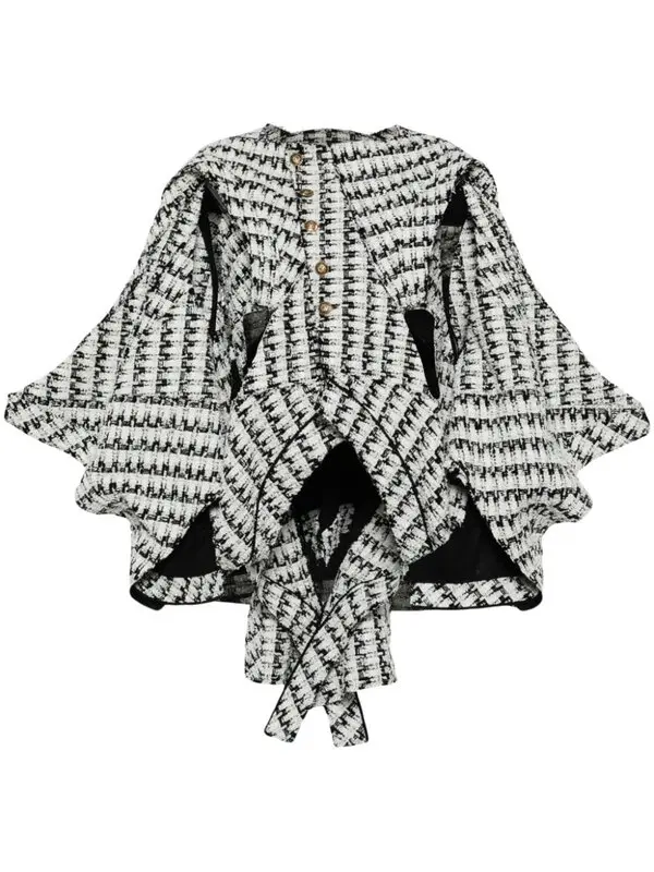 Junya Watanabe Asymmetric Tweed Jacket