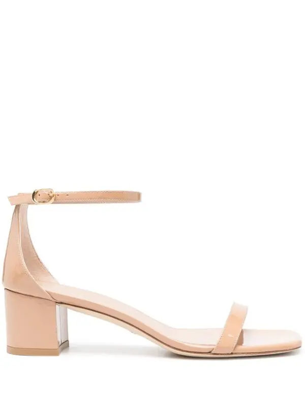 STUART WEITZMAN 50mm Simplecurve Leather Sandals