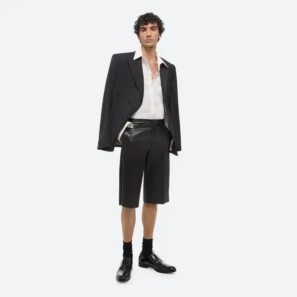 Helmut Lang Virgin Wool Car Blazer - Black