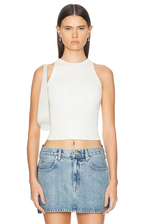 SEROYA Ser.o.ya Evelyn Ribbed Knit Top