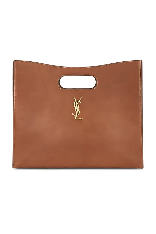 Saint Laurent New Le Carre Bag In Brown