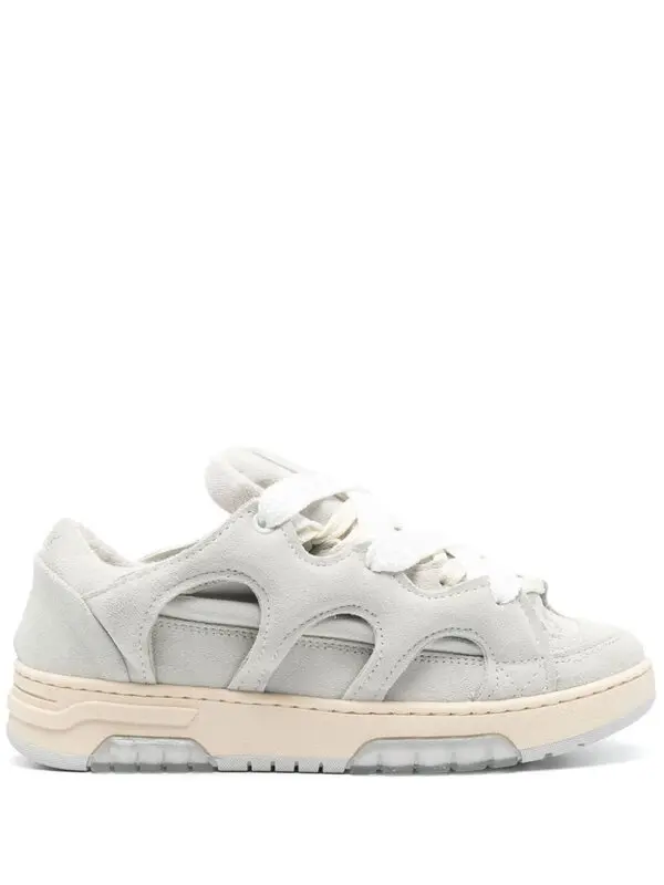 SANTHA Suede Sneakers - Grey