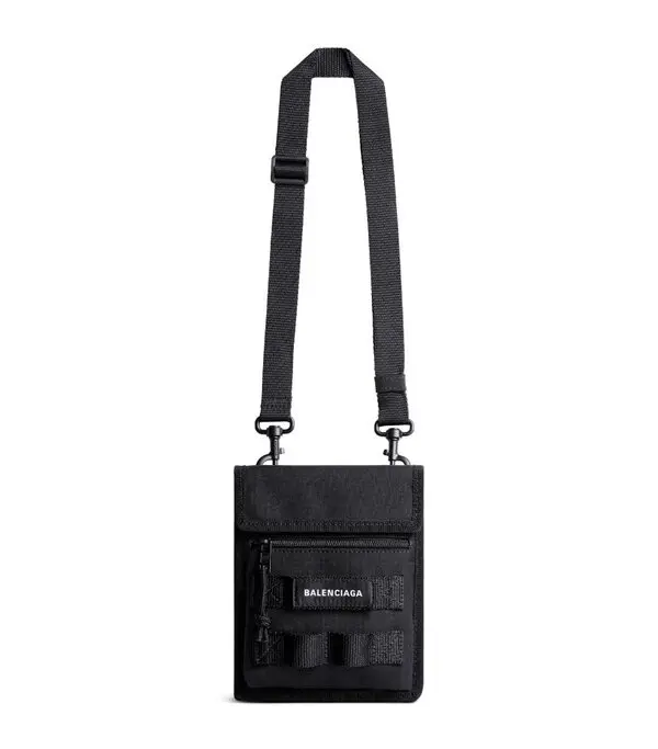Balenciaga Small Army Pouch - Black | Editorialist