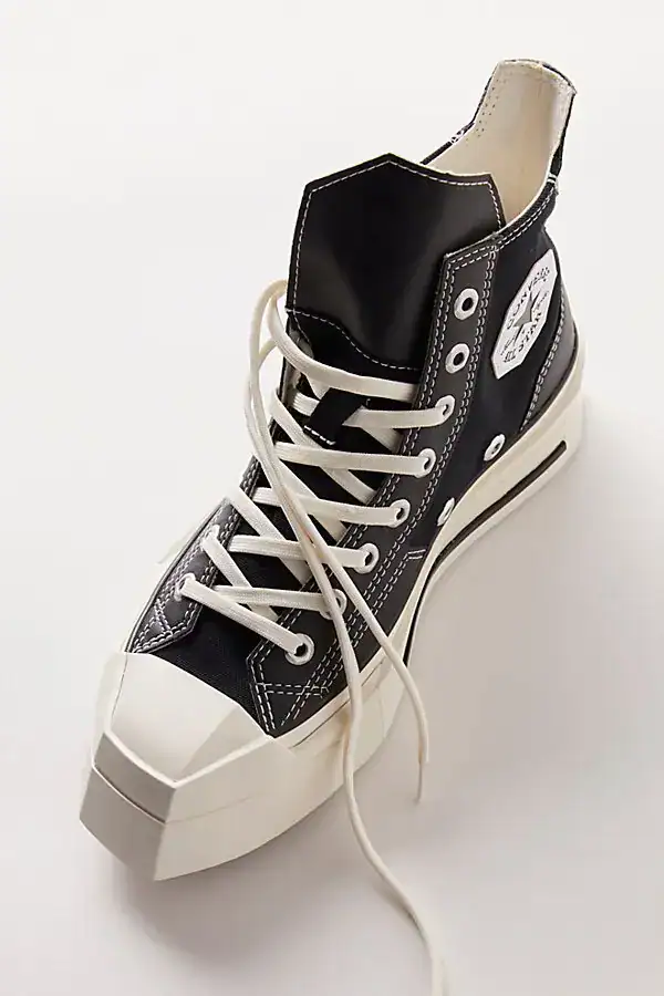 Converse Chuck 70 De Luxe Squared Sneakers - Black | Editorialist