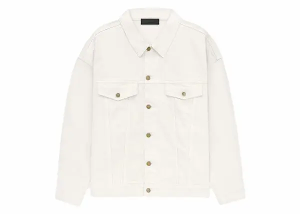 Fear Of God Essentials Denim Jacket - Cloud Dancer