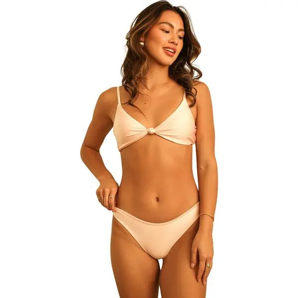 DIPPIN DAISY'S Zen Triangle Bikini Top - Ballet Slipper
