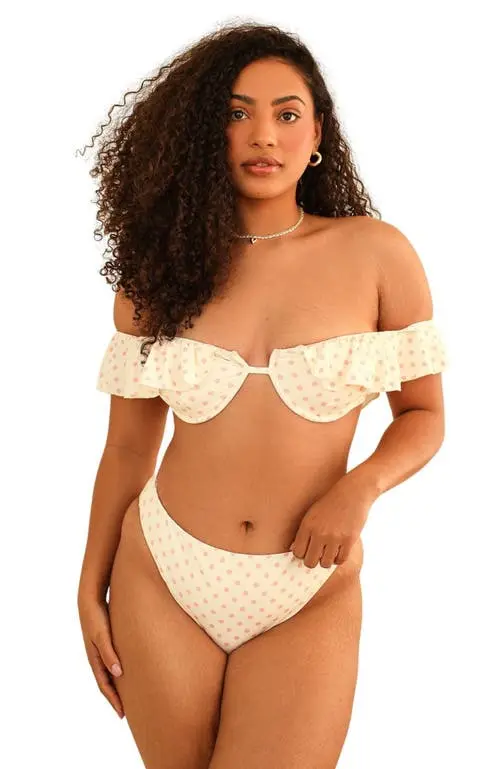 DIPPIN DAISY'S Kate Bikini Top - Dotted Pink
