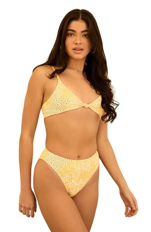 DIPPIN DAISY'S Zen Top - Golden Ditsy