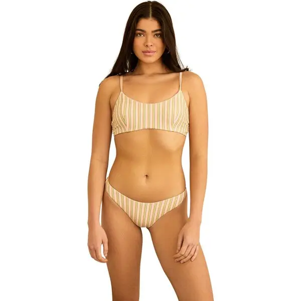 DIPPIN DAISY'S Redondo Mini-scoop Neck Top - Nostalgia Stripe