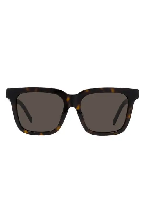 Givenchy Gv Day Rectangular Sunglasses - Dark Havana / Brown