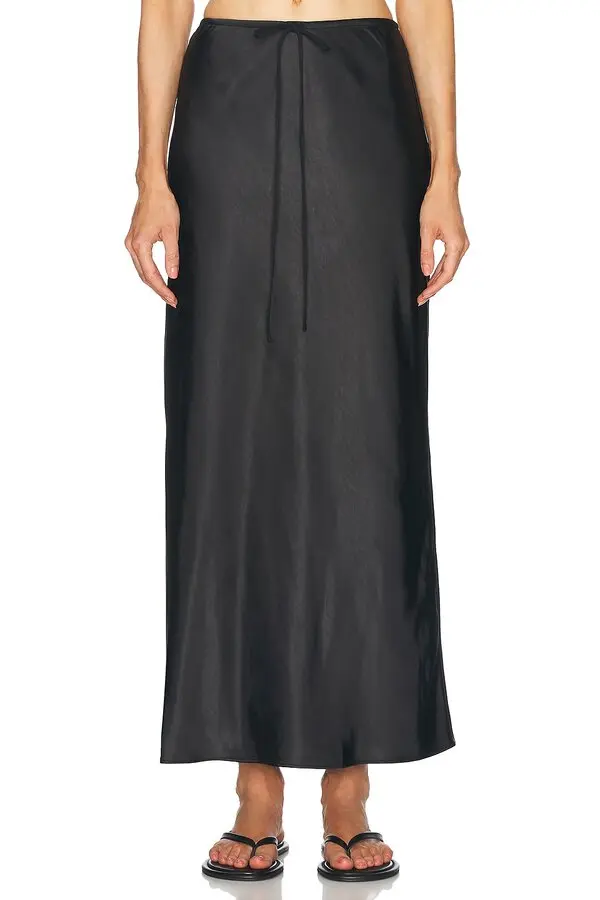 L'academie By Marianna Etienne Midi Skirt - Black