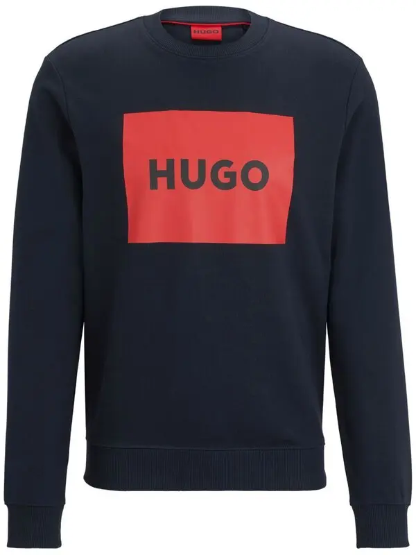 Hugo Boss Duragol Logo-print Cotton-terry Sweatshirt
