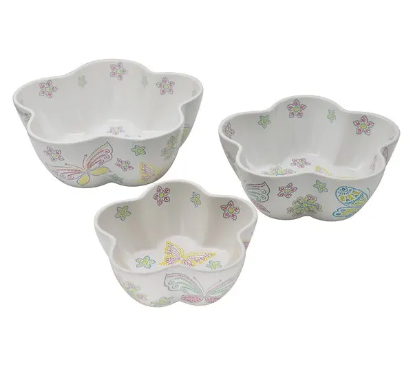 TEMP-TATIONS As Is Seasonal S\3 Figural Nesting Bowls