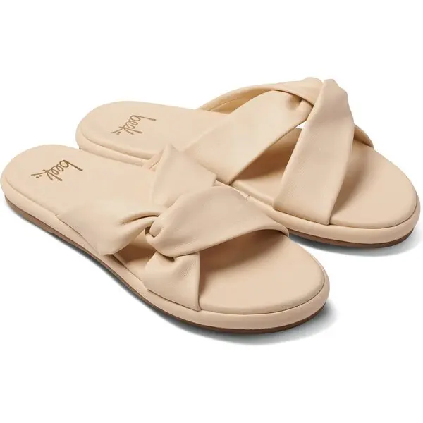 Beek Piculet Slide Sandal In Macadamia - 63% Off | Editorialist