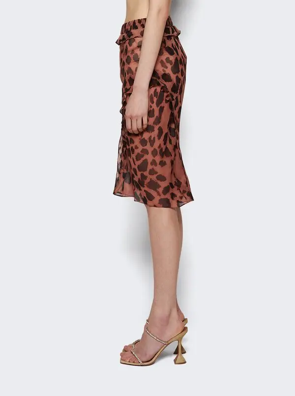 Christopher Esber Concave Bias Layered Skirt