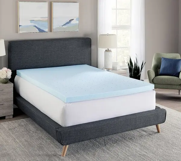 BODIPEDIC 4' Gel-infused Memory Foam Mattress T Opper, Twin