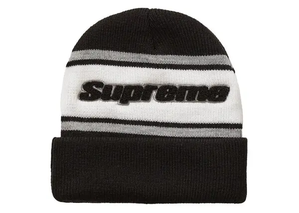 Supreme Chenille Stripe Beanie