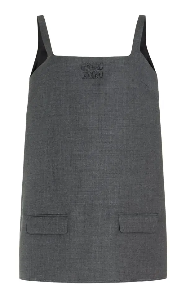 Miu Miu Wool Mini Blazer Dress
