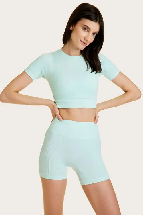 Alala Barre Seamless Tee - Mint