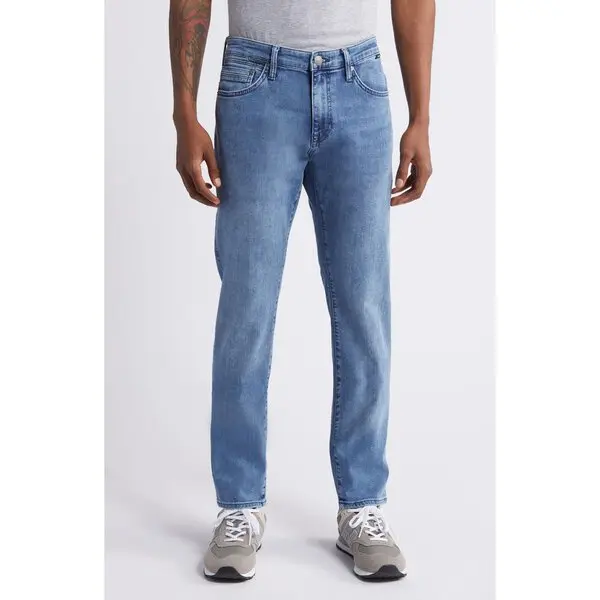 MAVI Jake Slim Fit Jeans - Mid Brushed Williamsburg