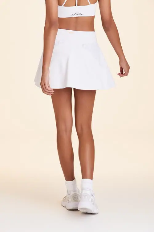 Alala Rally Skort - White