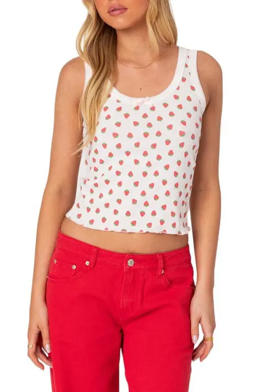 EDIKTED Printed Tank Top