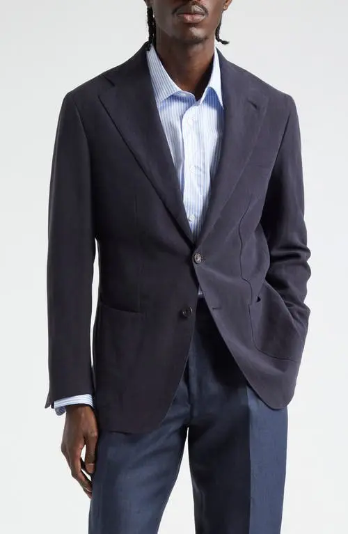 Thom Sweeney Notched Lapel Linen Sport Coat