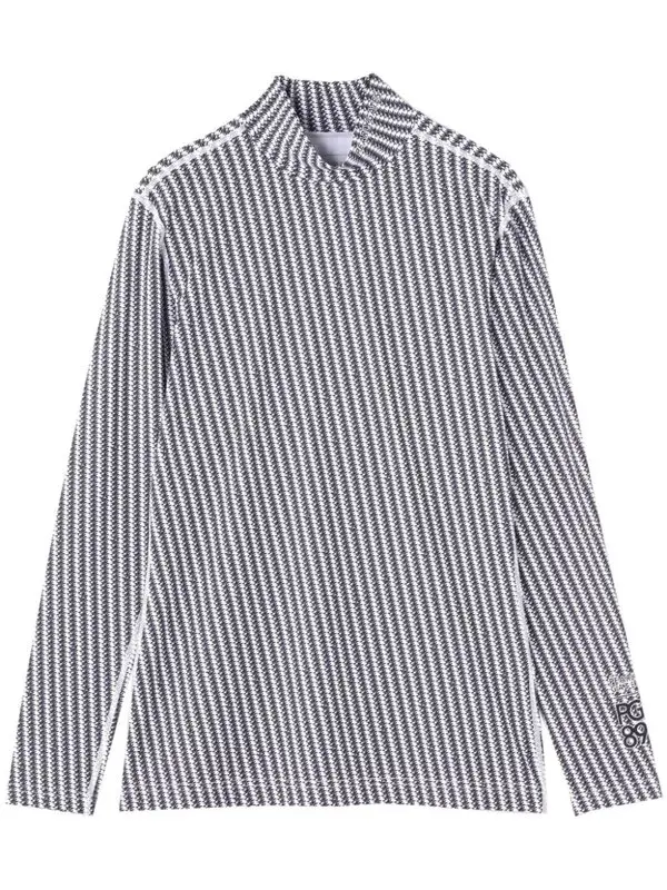PEARLY GATES Monogram High-neck Top