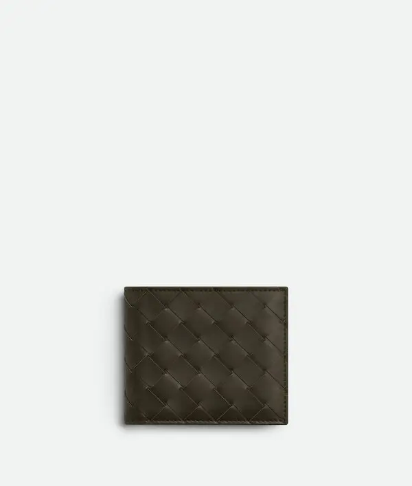 Bottega Veneta Bi-fold Wallet - Kaki/dark Praline